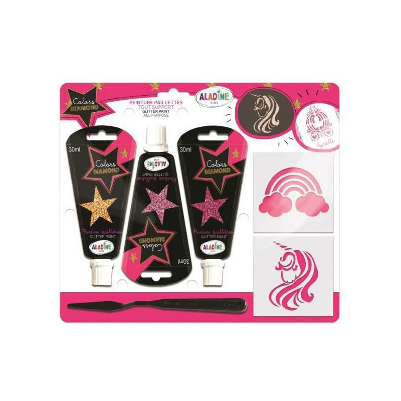 Kreativní Sada Colors Diamond - Duha A Jednorožec (6ks), Aladine ...