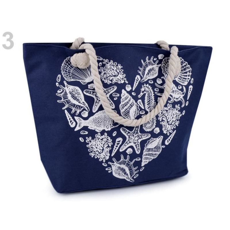 1ks Bílá Letní / Plážová Taška 37x55cm Plážové Tašky Klobouky Módní ...