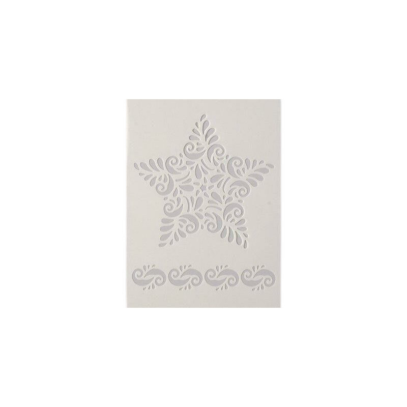 Plastová Šablona A5 Hvězda Efco Plastové Standard Šablony Malování ...