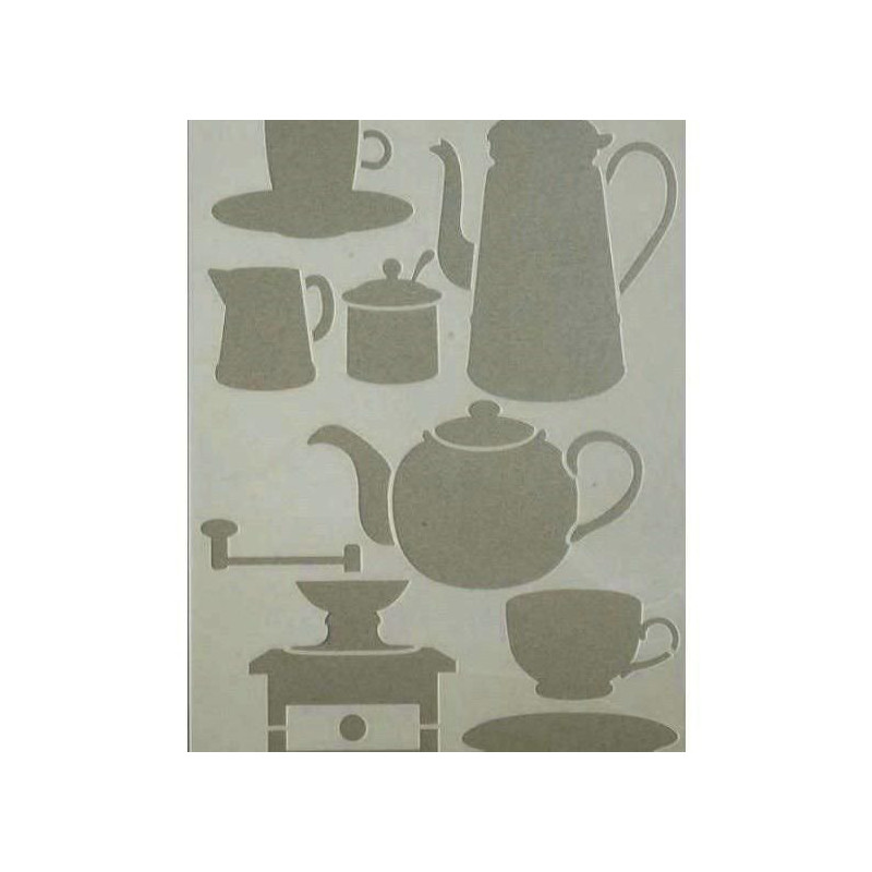 Plastová Šablona A4 Set Na Kávu A Čaj Efco Plastové Standard Šablony ...