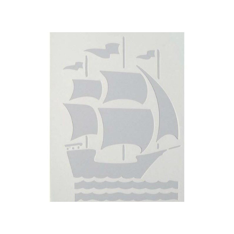 Plastová Šablona A4 Loď, Efco Plastové Standard Šablony Malování ...