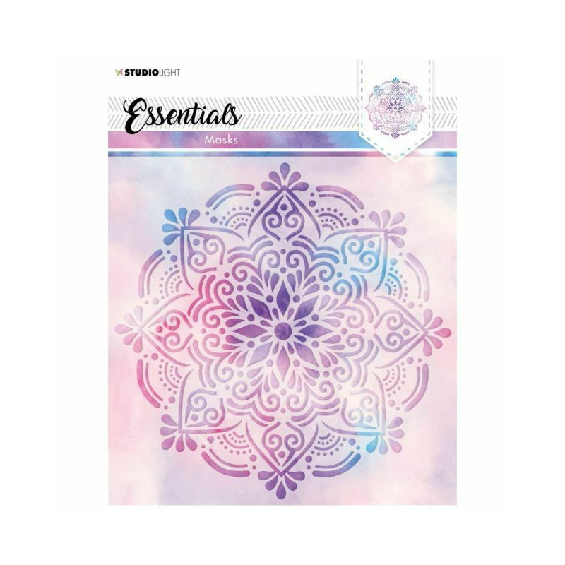 Studio Light Plastová šablona 18x18cm mandala č.3 , šablony malování ...